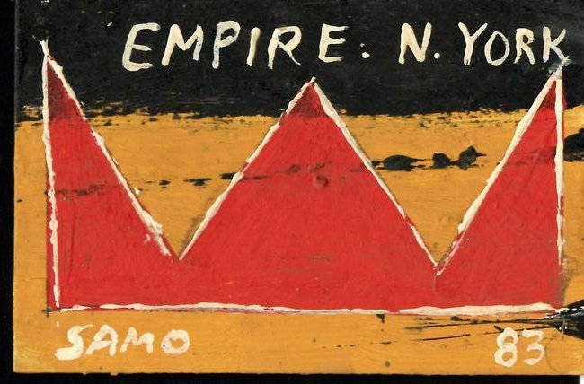 JMB Signed - SAMO CROWN - Painting on Thick Cardboard - Sep 03, 2021 ...