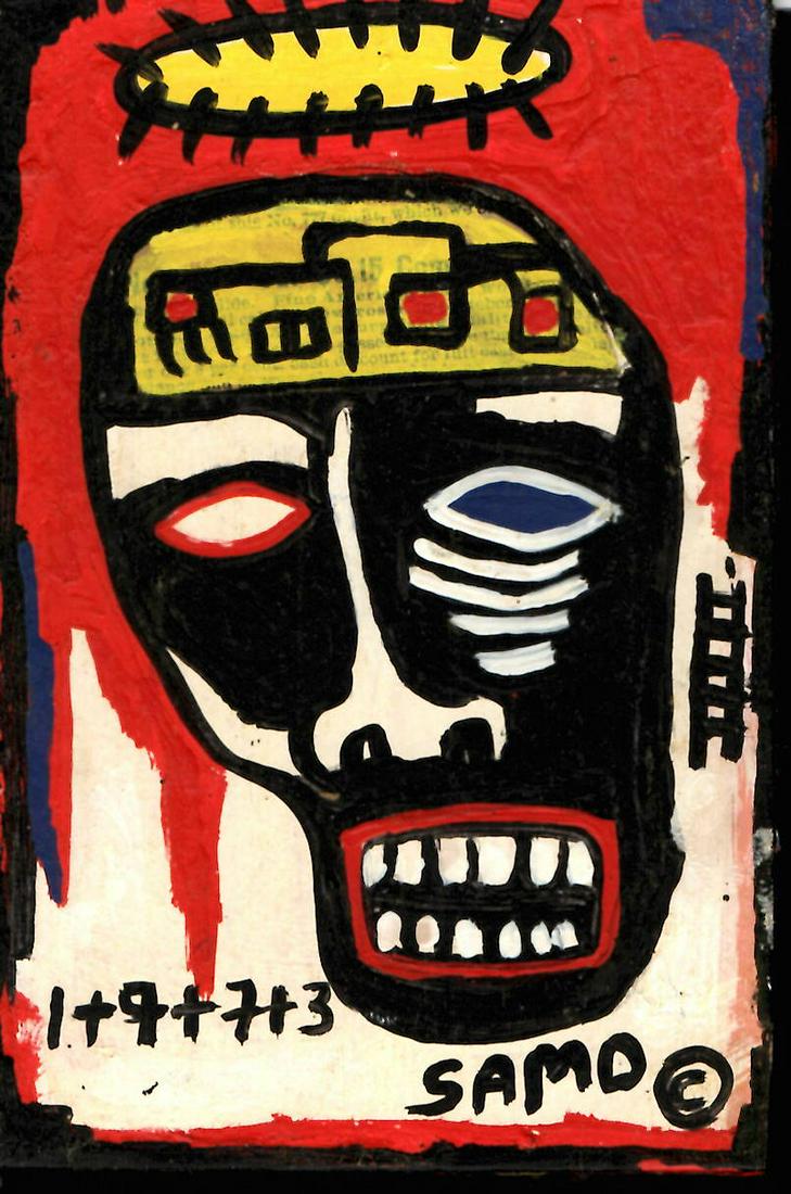 JMB Signed - SAMO KING CROWN - Art Painting Signed (#9180A) on Oct 02 ...