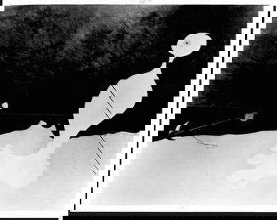 1980 Photo Artist Joan Miro In "picasso -- A Painter's Diary" Auction