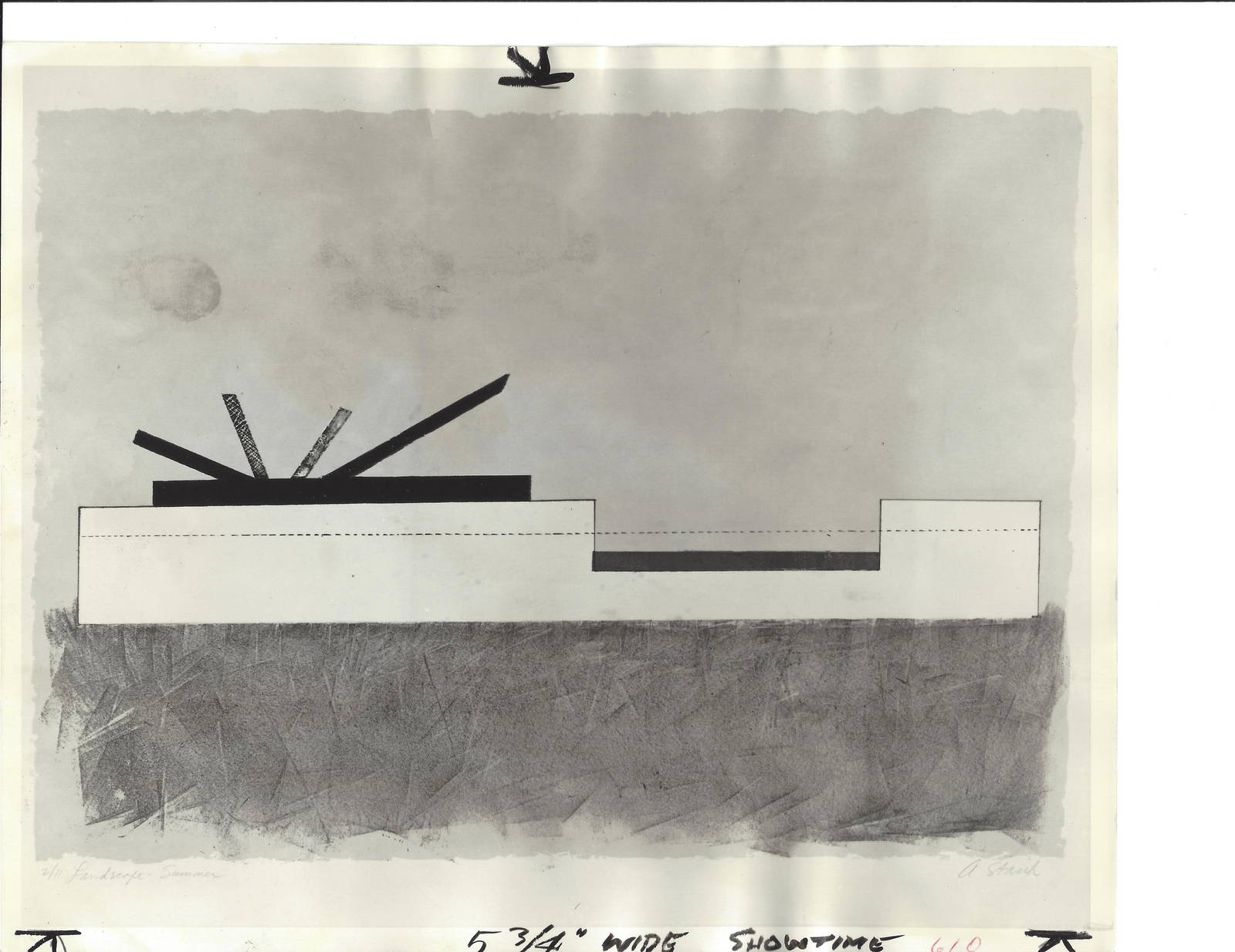 1964 Photo Landscape Summer Painting By Andrew Stasik` Auction