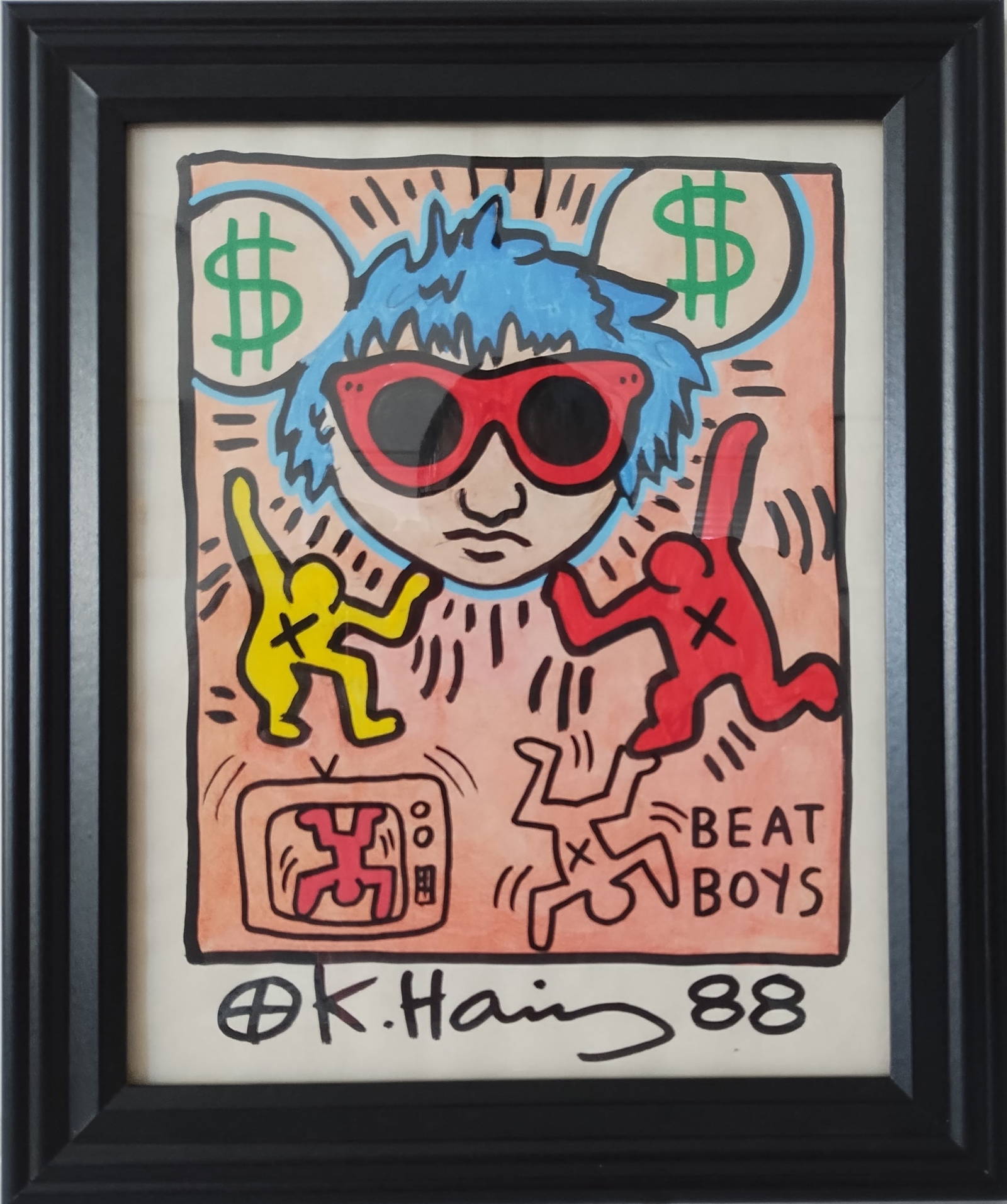 Keith Haring’s - Beat Boys - 88 - A Poignant Sketch By An Icon Auction