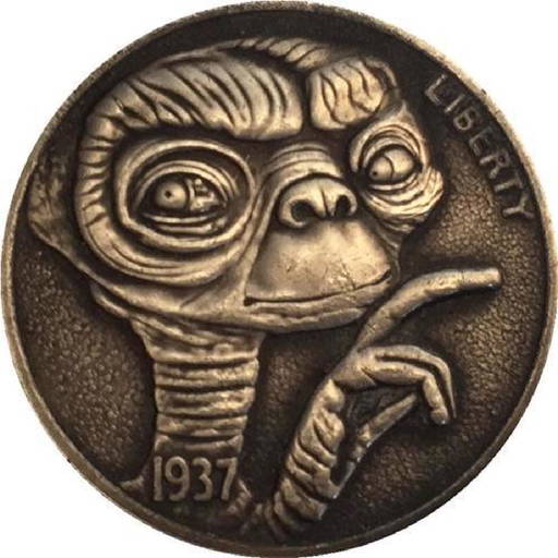 E.t. Extraterrestrial Buffalo Coin