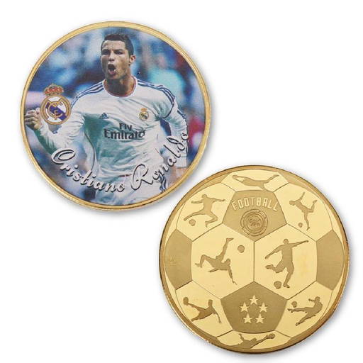 Cristiano Ronaldo Gold Clad Collectible Coin - Mar 01, 2019 | Global ...