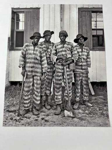 1905 Photograph Of A A Southern Chain Gang Of Black Man, Taken Near ...