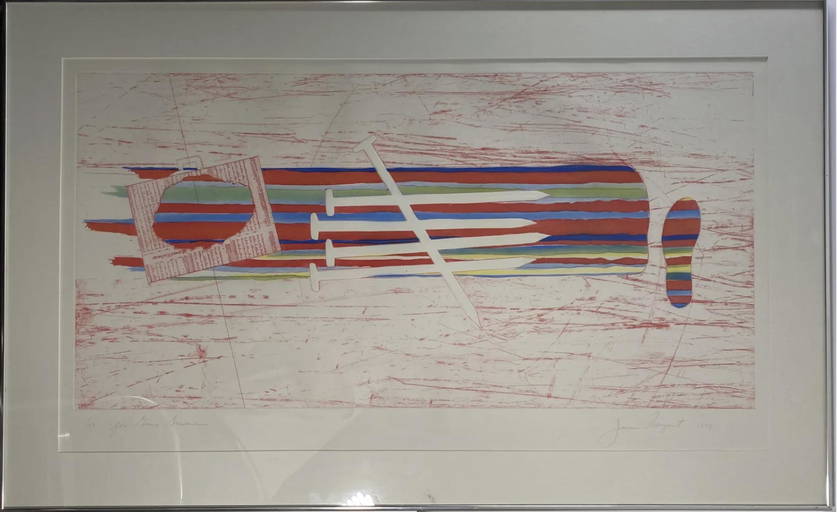 James Rosenquist for Gene Swenson, 1978 Etching, Aquatint, Embossing ...
