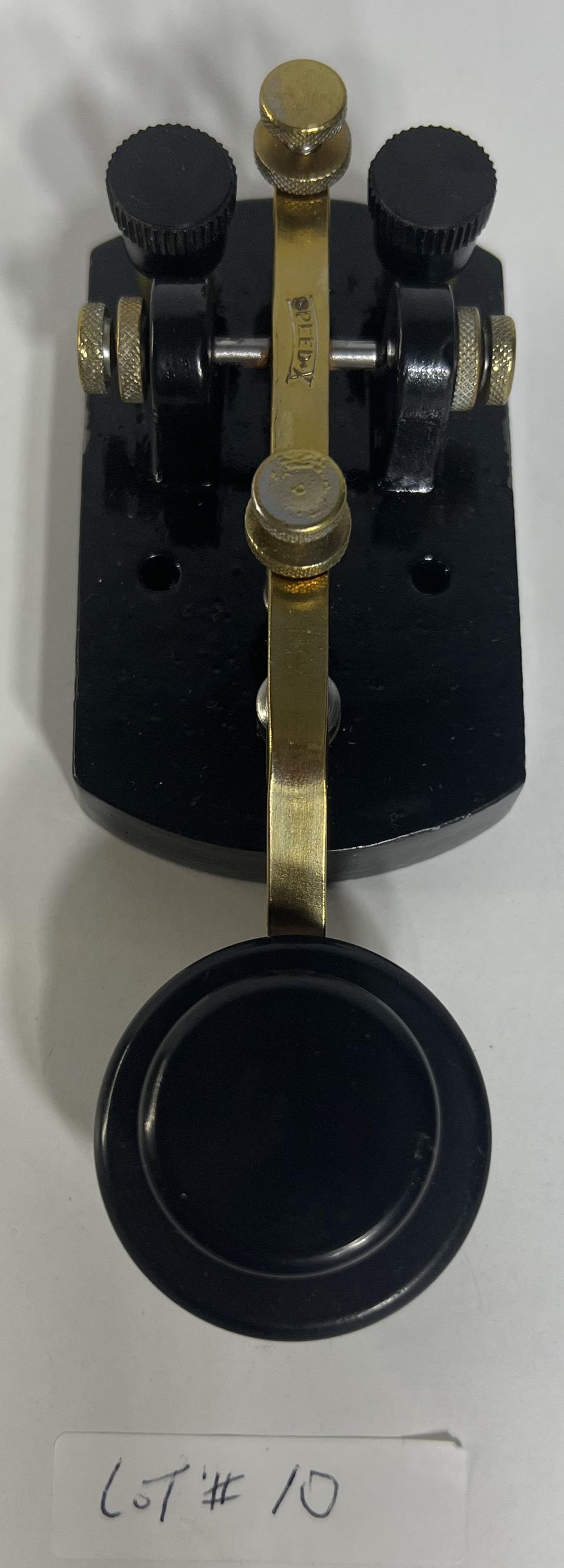 Vintage Morse Code Telegraph Key Speed X