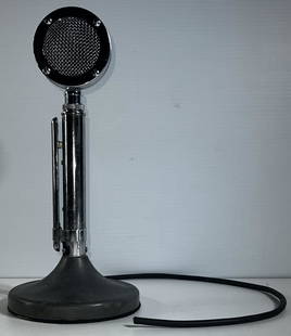 Vintage Astatic D 104 Lollipop Microphone W/ Ug8 Stand