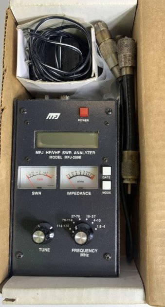 MFJ-259B HF/VHF SWR Analyzer (#0100) on Apr 02, 2023 | JC Auctions in NJ
