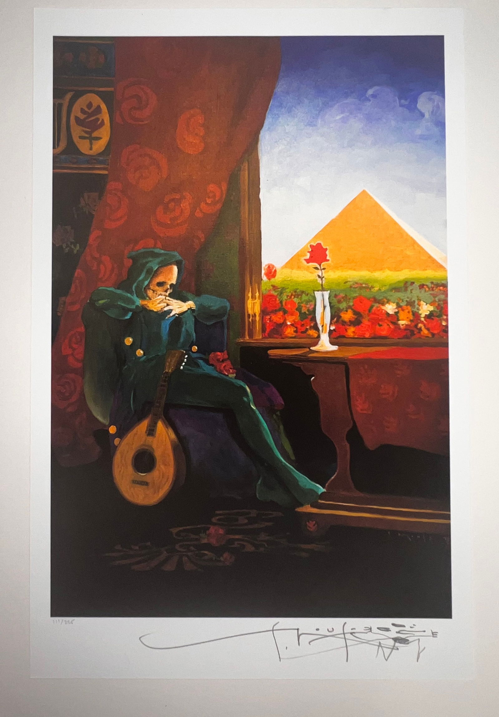 Stanley Mouse Hand Signed And Numbered 111/225 Pyramid Jester Print Lithograph Grateful Dead Art ...