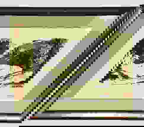 Signed Pablo Picasso; Femme Nue Couchee Et Jouer De Flute Hand Coloured Pochoir And Lithograph ...