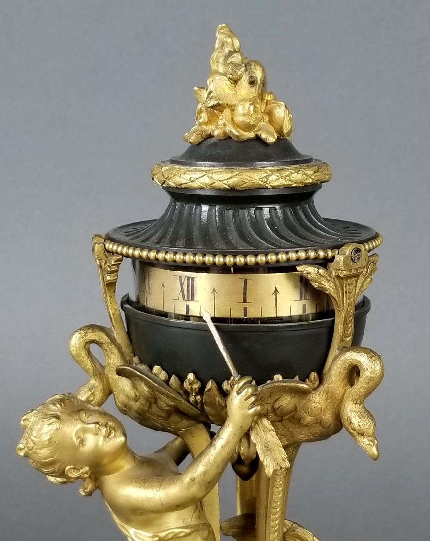 19th C. French Figural Bronze Rotary Clock