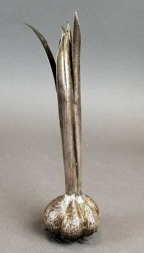 Buccellati Handamde Silver Garlic Figure
