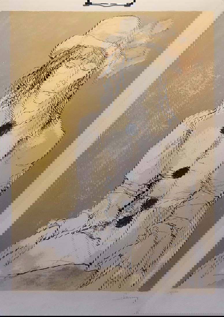 Jean Jansem French Armenian (1920-2013) Lithograph On Paper Depicting A ...