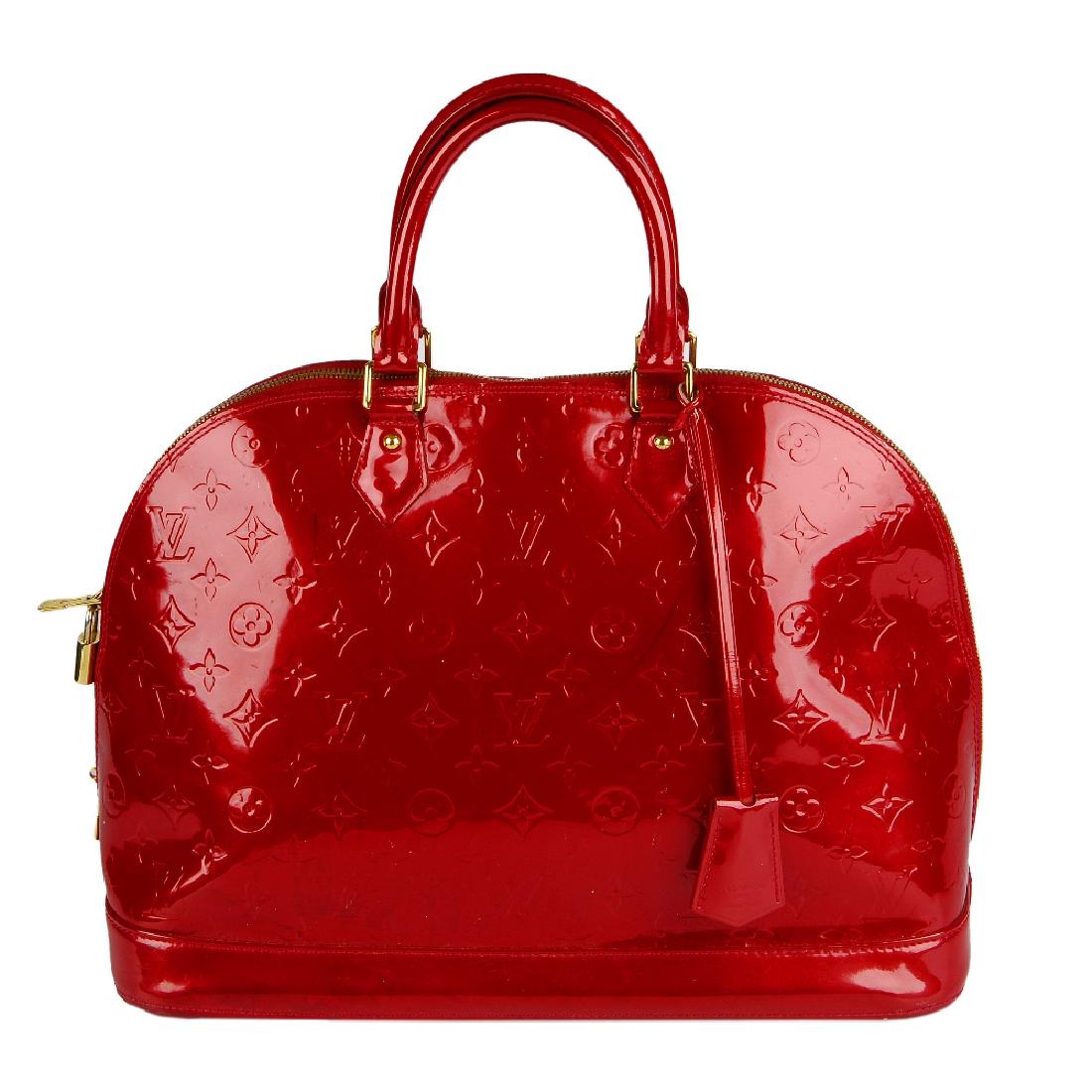 (2998) Louis Vuitton A Monogram Vernis Alma Gm