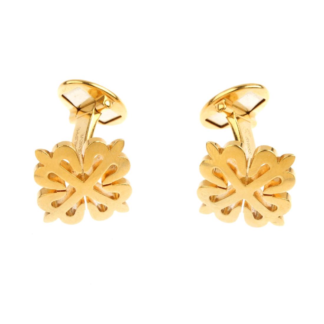 Patek Philippe A Pair Of 18ct Gold 'calatrava Cross'