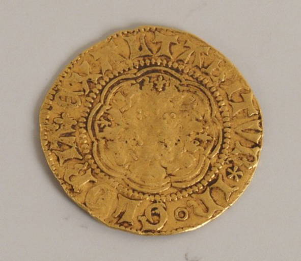 Henry Vl Quarter Noble Calais Mint Rubbed.