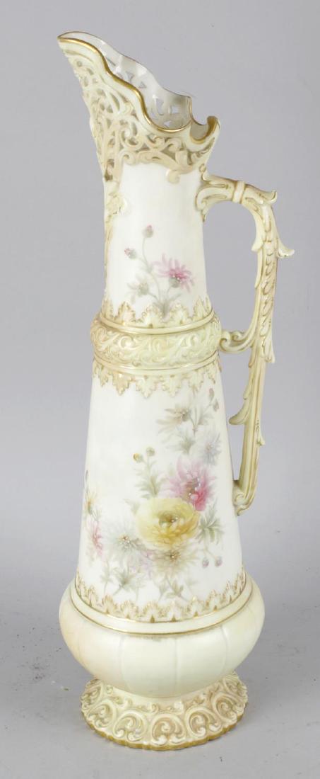 A large Grainger Worcester 'blush ivory' porcelain