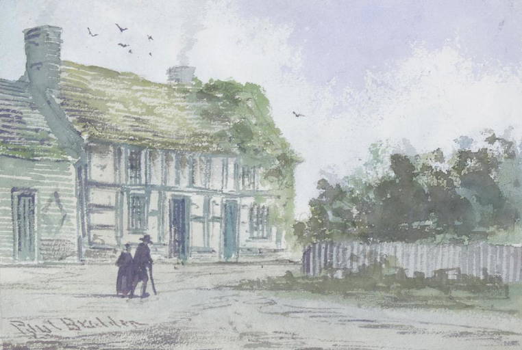 Paul Braddon (1864 1938), Watercolour, Study Of Little