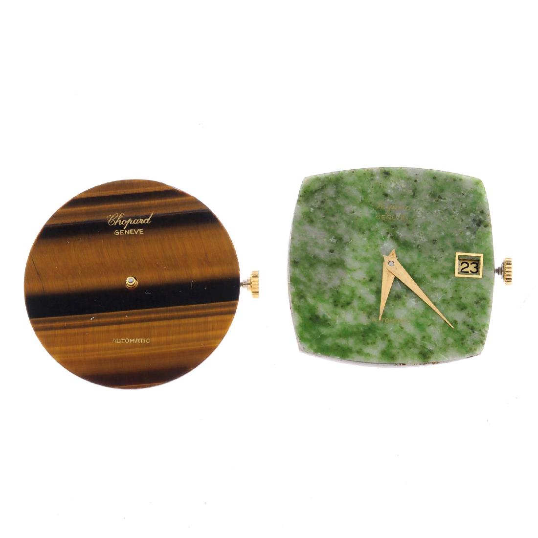 CHOPARD - a pair of automatic movements with a movement