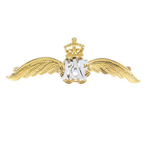 An Raf Brooch. Of Bi Colour Design, The 'raf' Text,
