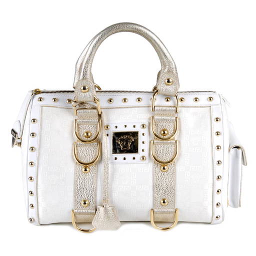 Versace A Madonna Handbag. Designed With A Greek Key
