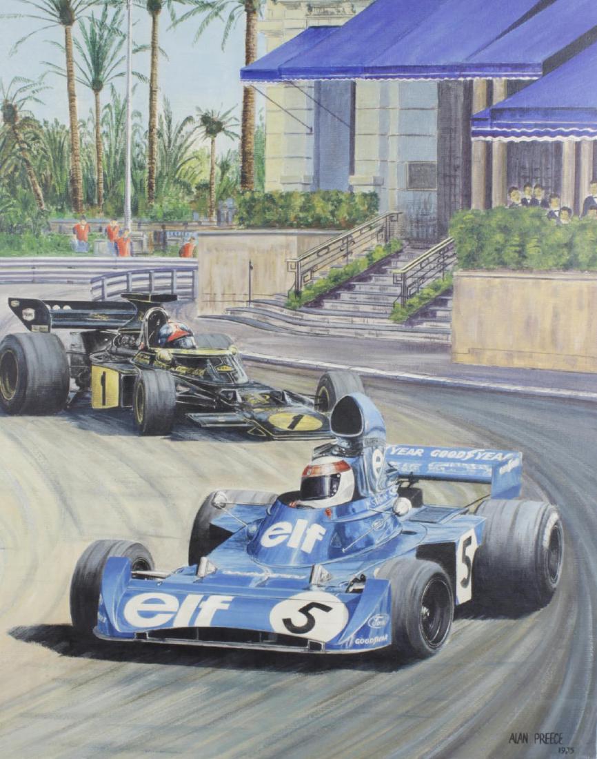 Alan Preece (20th century), a framed oil painting on