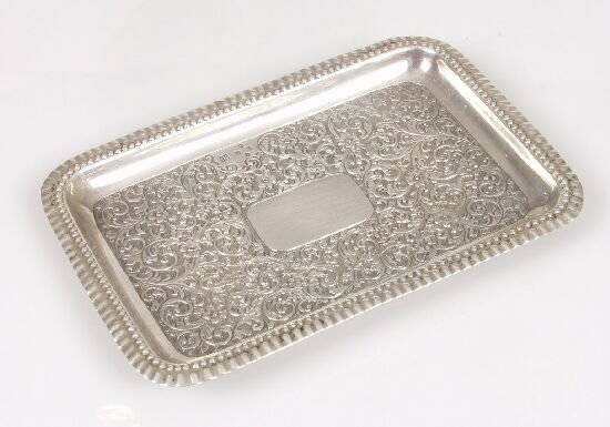 Victorian Pin Tray With Pie Crust Rim A