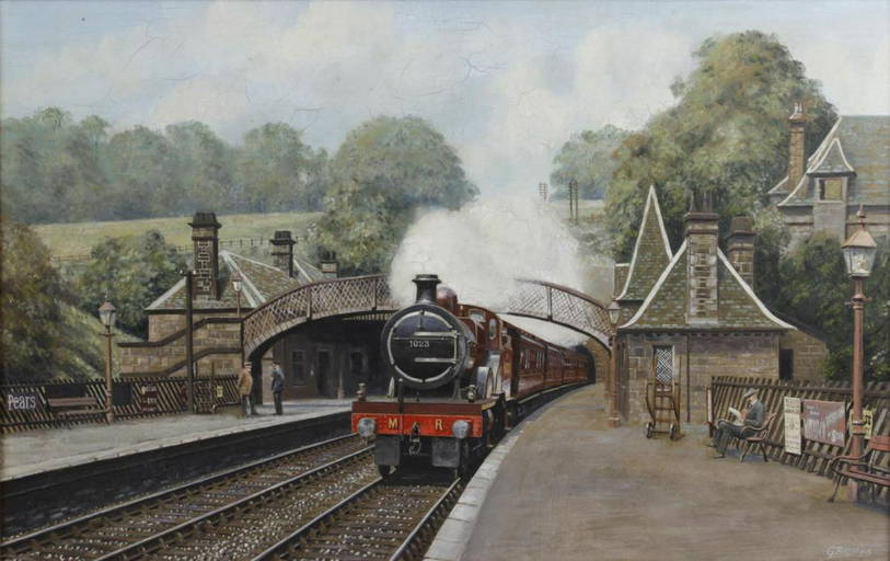 Gerald Broom (20th Century), Oil On Board, A Midland