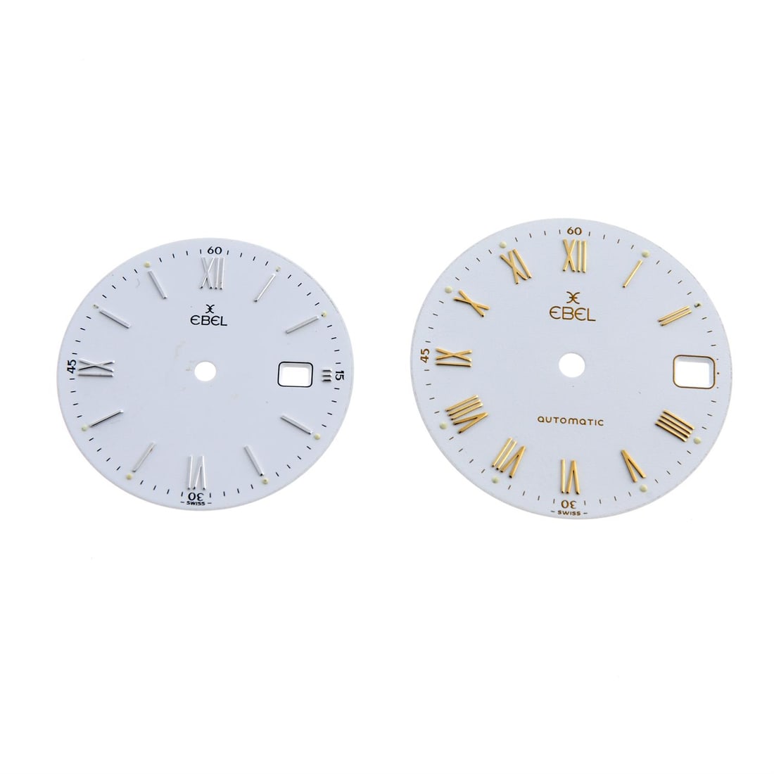 Ebel - A Pair Of Classic Wave Dials. Auction