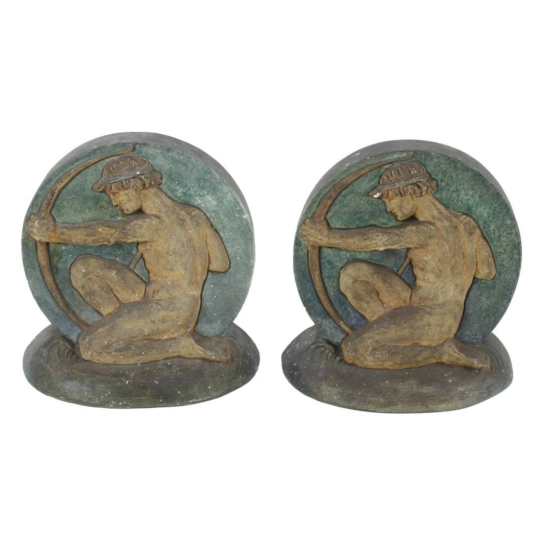 Compton Pottery Bookends Auction