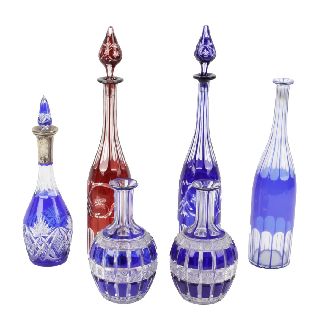 Assorted Bohemian Glass Auction
