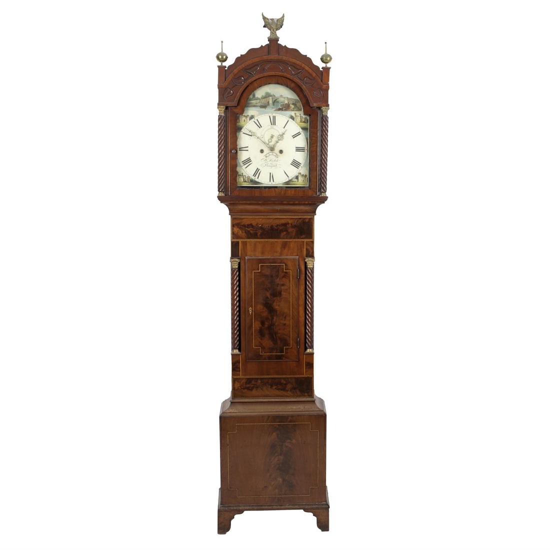 W. Latch Newport Longcase Clock Auction