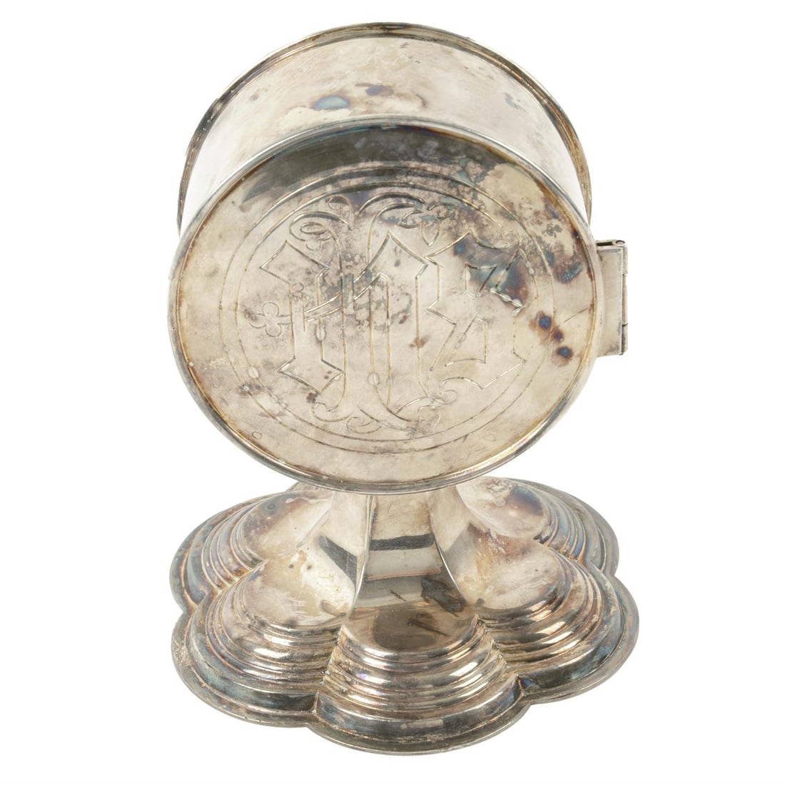 Standing Pyx Communion Wafer Box. Auction
