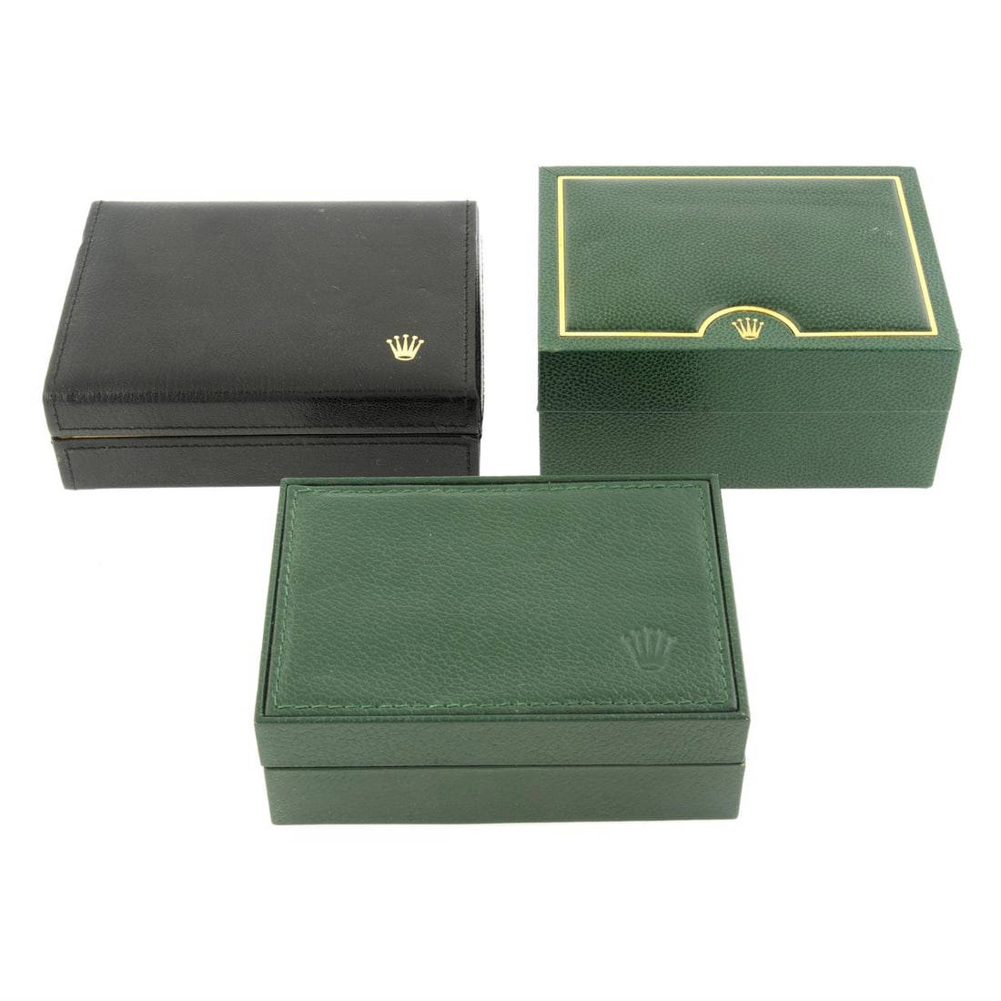 Rolex - Three Assorted Watch Boxes. Auction