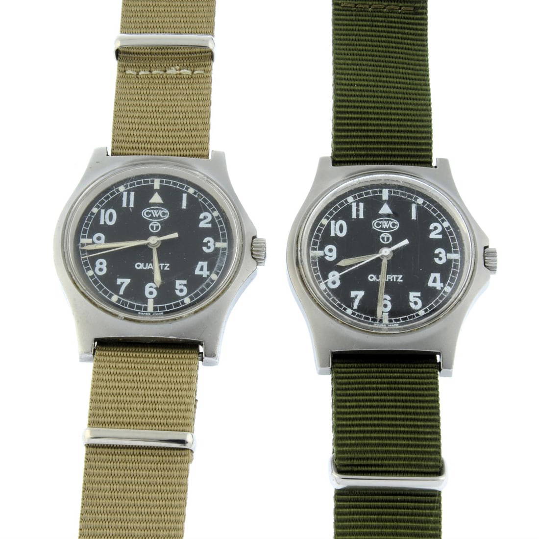 Cwc - A Military Issue Watch (35mm) With Another Example. Auction