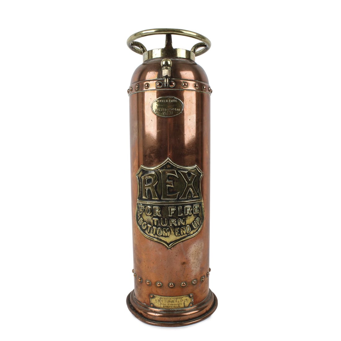 1920s Copper Fire Hydrant And A Newbridge Controller Time Clock Auction