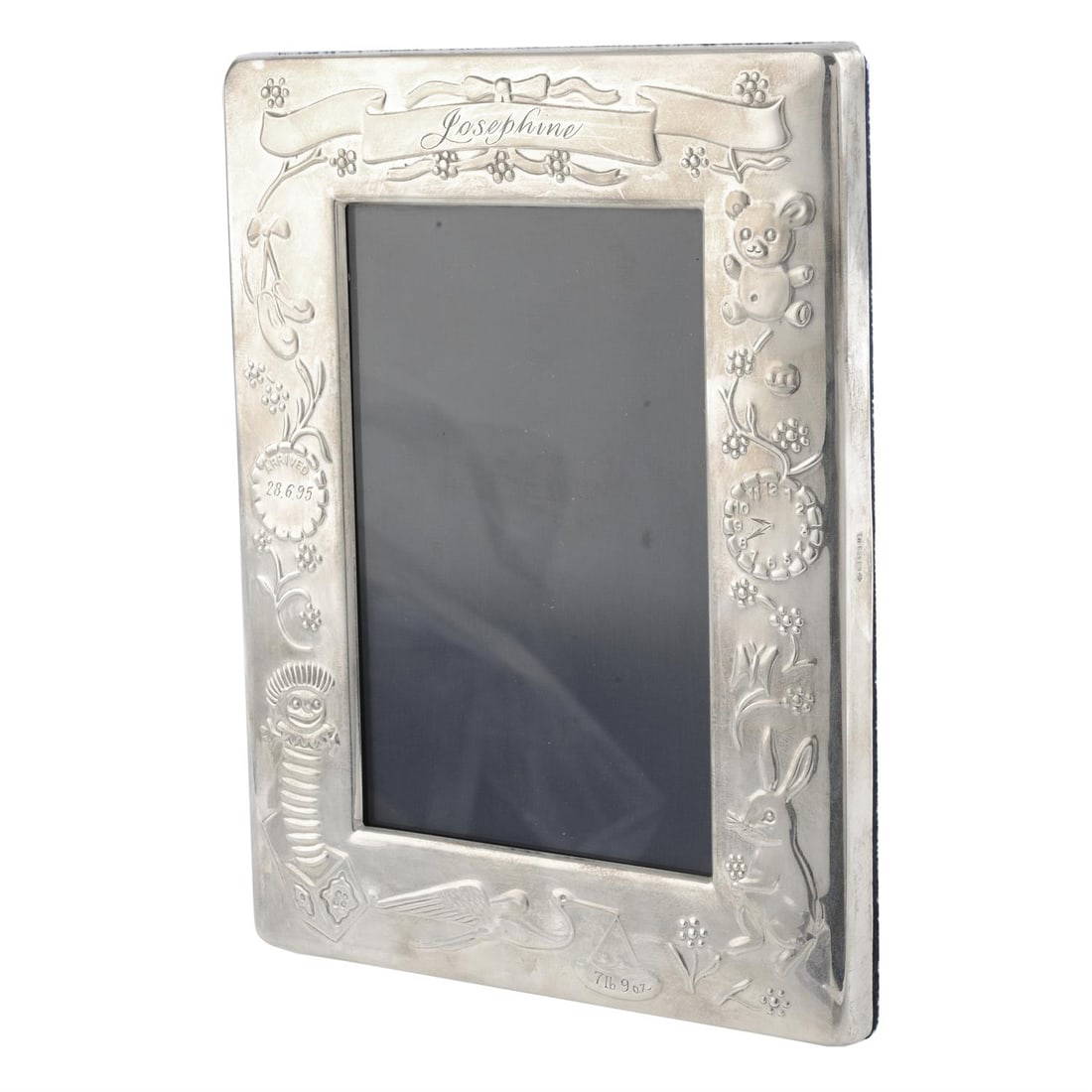 Modern Silver Mounted Photograph Frame By Asprey. Auction