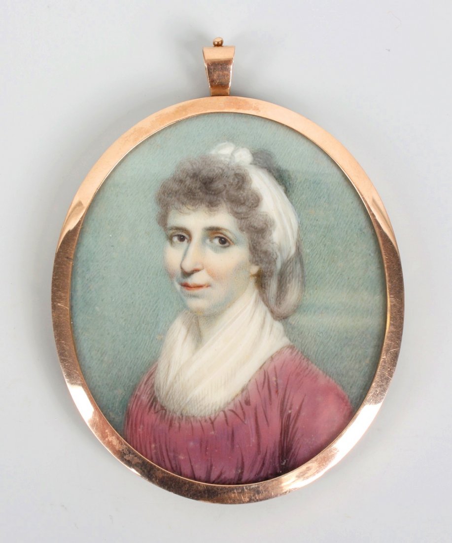 A Double Sided Portrait Miniature