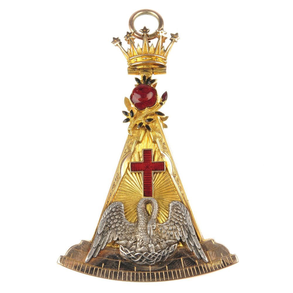 Edwardian Rose Croix Jewel.