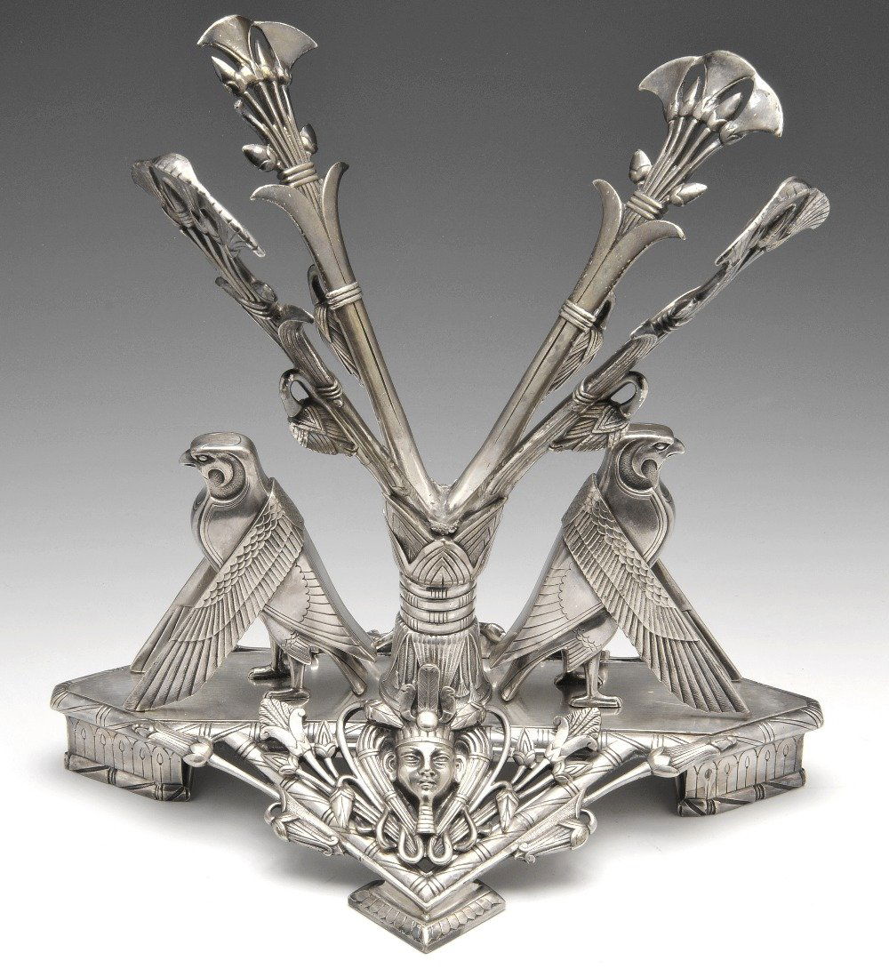 A late Victorian Elkington & Co. silver plate Egyptian - Mar 18, 2013 ...