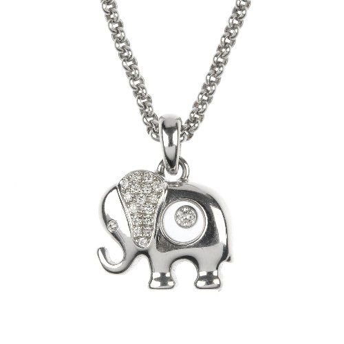 CHOPARD - a 'Happy Diamonds' elephant pendant.