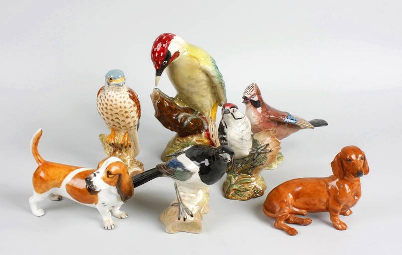 Six Various Beswick Birds