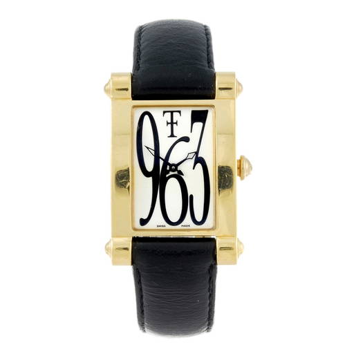 Theo Fennell A Gentleman's Anglo Wrist Watch. 18ct