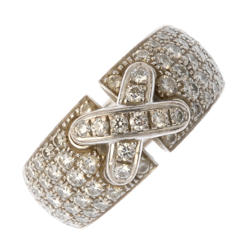 CHAUMET - a diamond 'Liens' ring. The brilliant-cut
