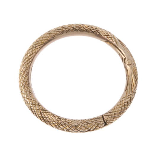 A Mid 19th Century Ouroboros Snake Suspension Loop.