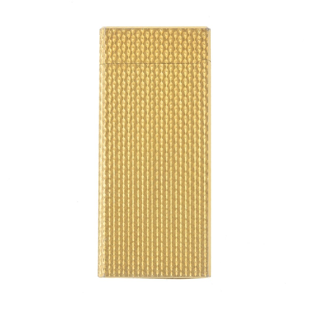 GIVENCHY - a lighter with pouch. The gold-tone