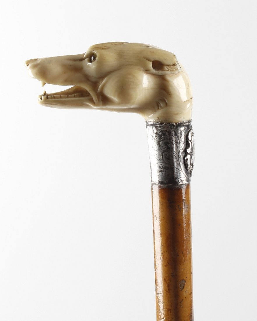 A 19th century ivory-handled walking stick or cane - Dec 11, 2012 ...