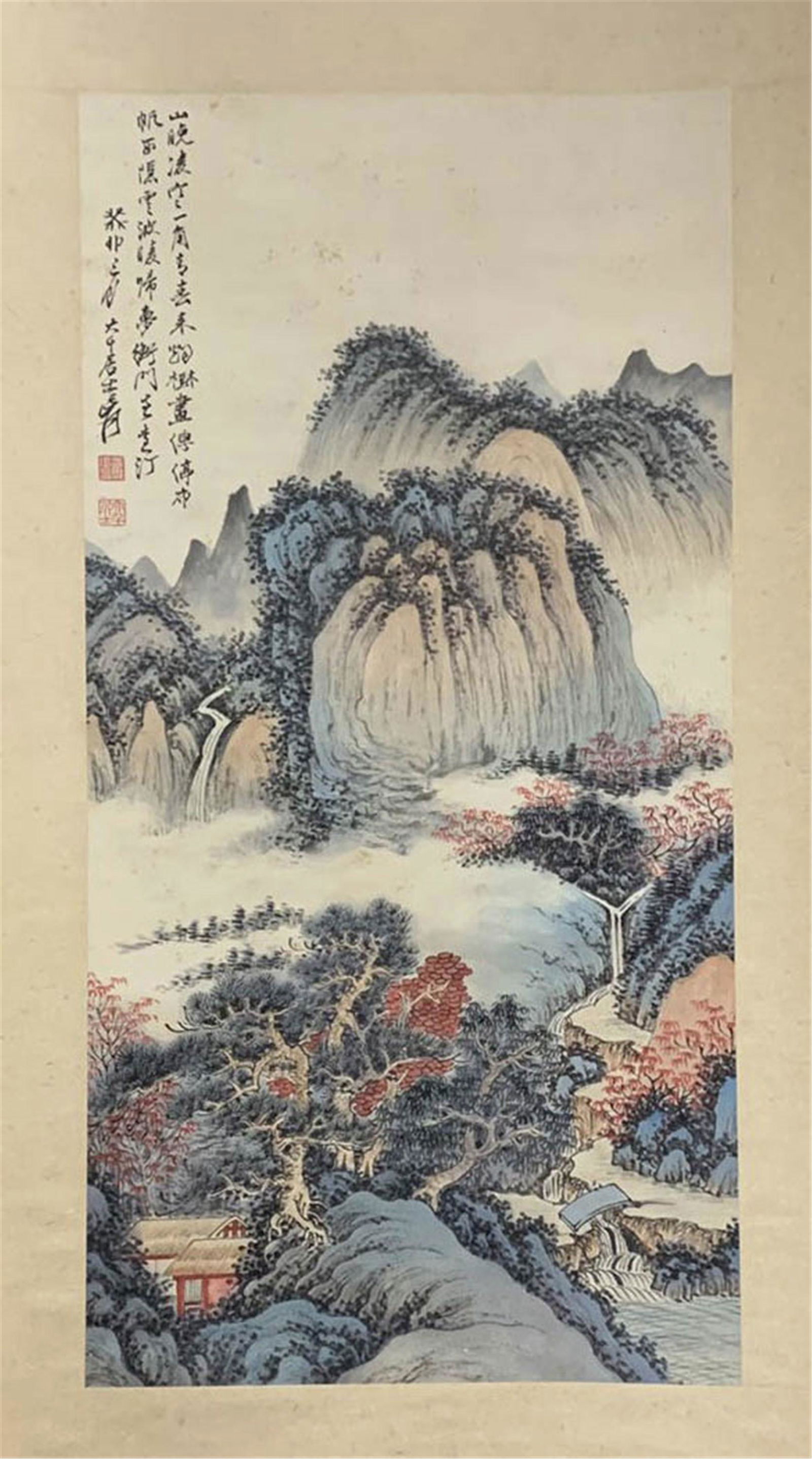 A FINE CHINESE HAND PAINTED SCROLL DEPICTING MOUNTAIN - Apr 18, 2020 ...