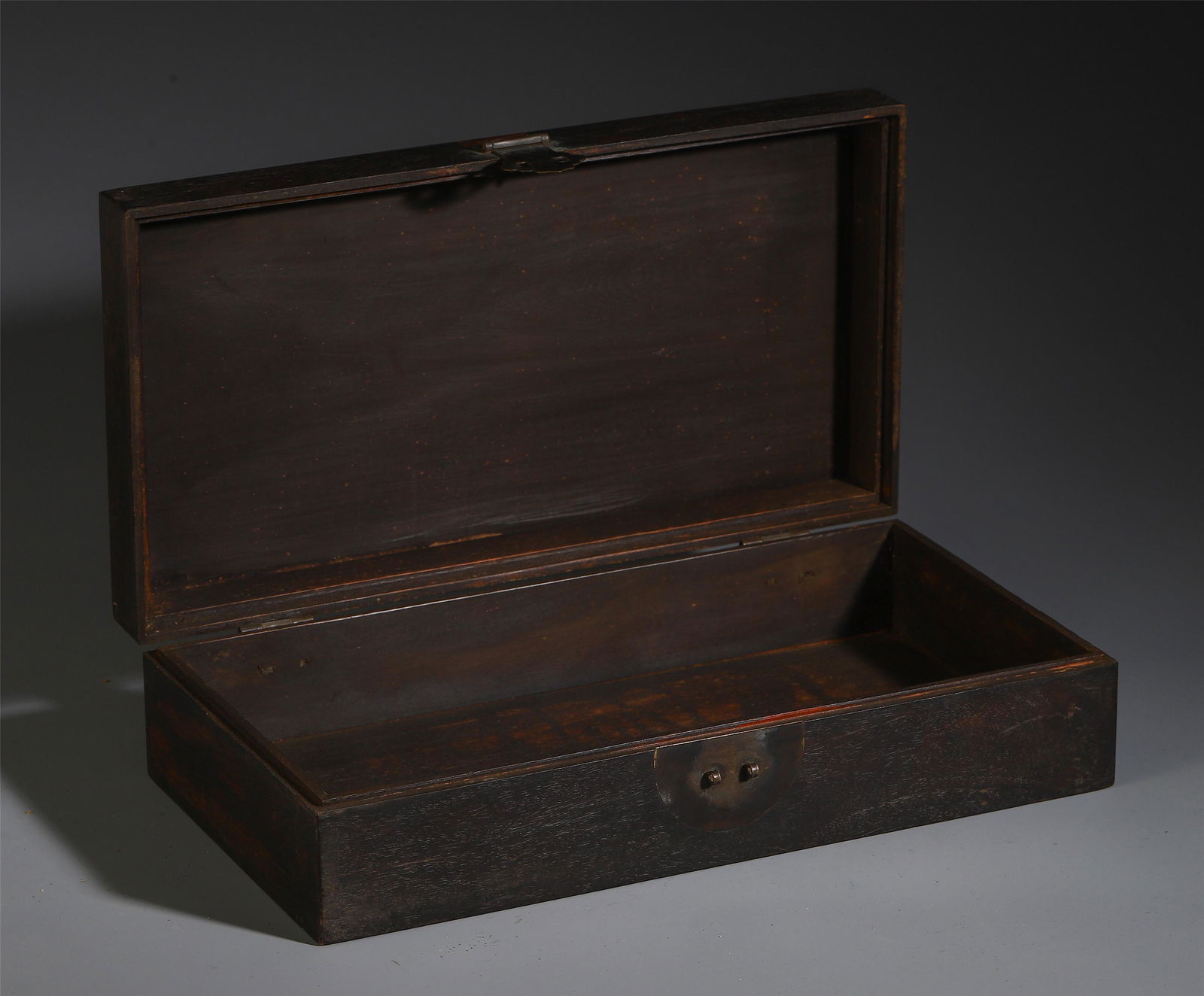 A Chinese Zitan Wood Box