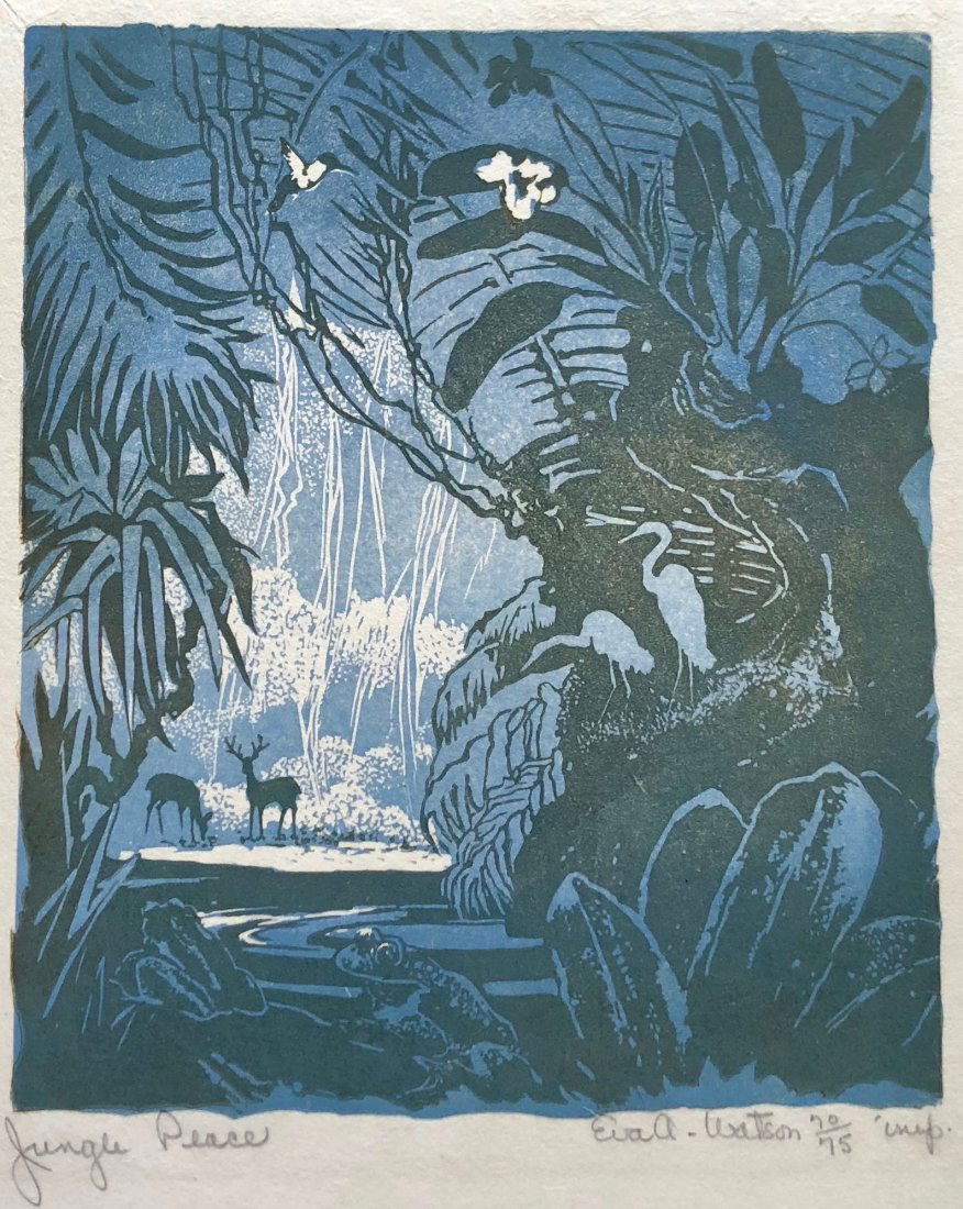 EVA AULD WATSON (1867-1935) Jungle Peace